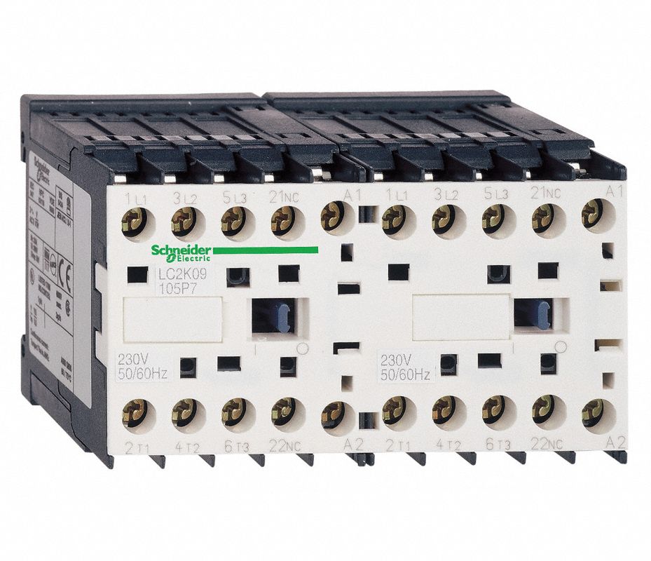SCHNEIDER ELECTRIC Contactor Miniatura 120VCA, Polos: 3, Amperaje de ...