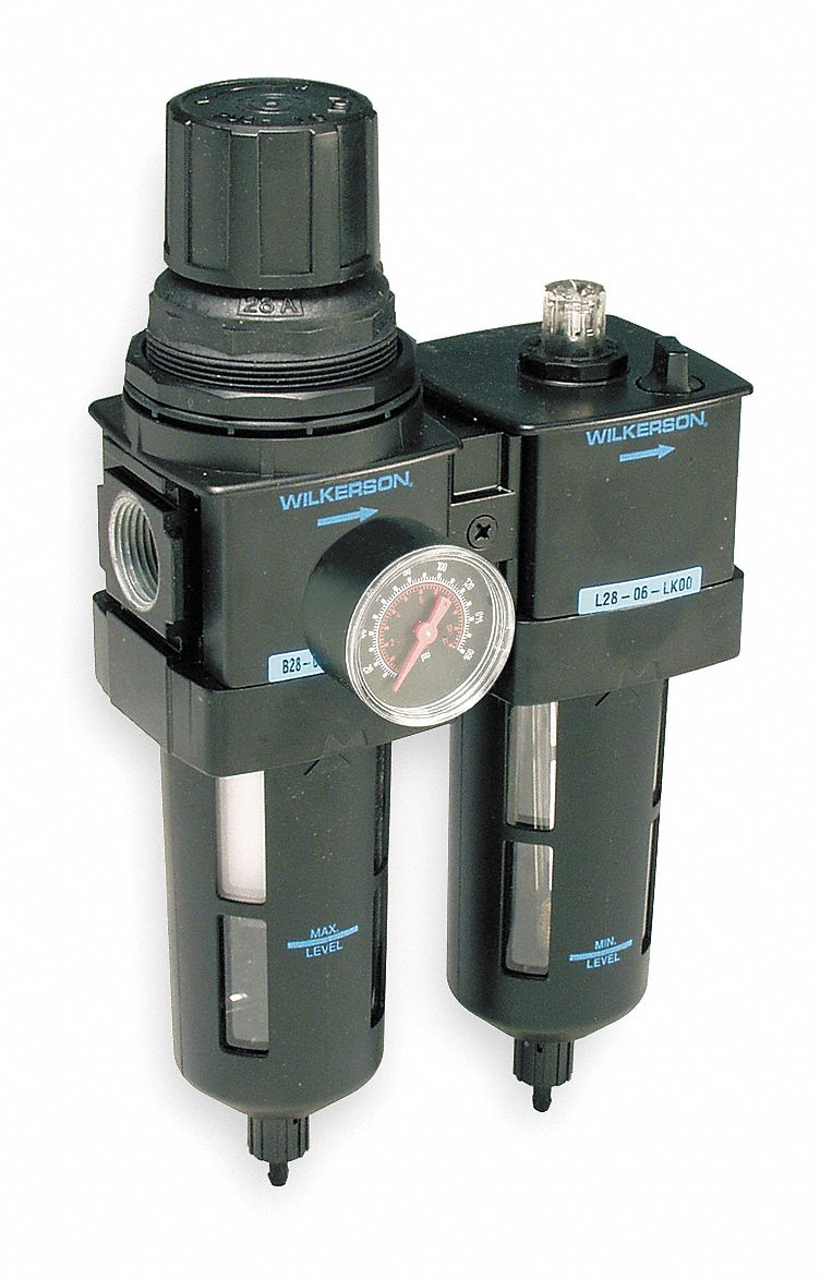 WILKERSON Filtro/Regulador/Lubricador, 3/4" NPT, Rango de Ajuste 0 a 125 psi - Filtros ...