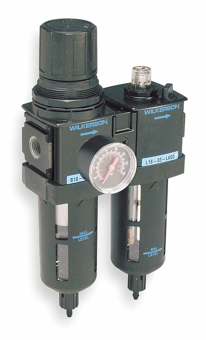WILKERSON Filtro/Regulador/Lubricador, 3/8" NPT, Rango de Ajuste 0 a 125 psi - Filtros ...