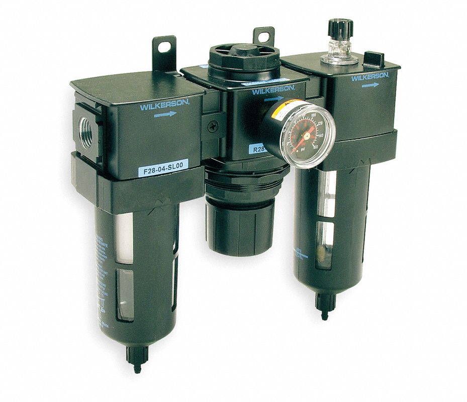 WILKERSON Filtro/Regulador/Lubricador, 1/2" NPT, Rango de Ajuste 0 a 125 psi - Filtros ...
