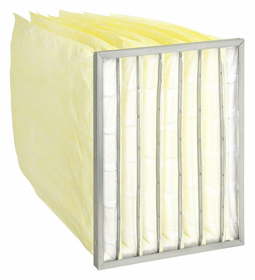 24x20x29 Nominal Filter Size, Yellow, Pocket Air Filter - 6B636|6B636 ...