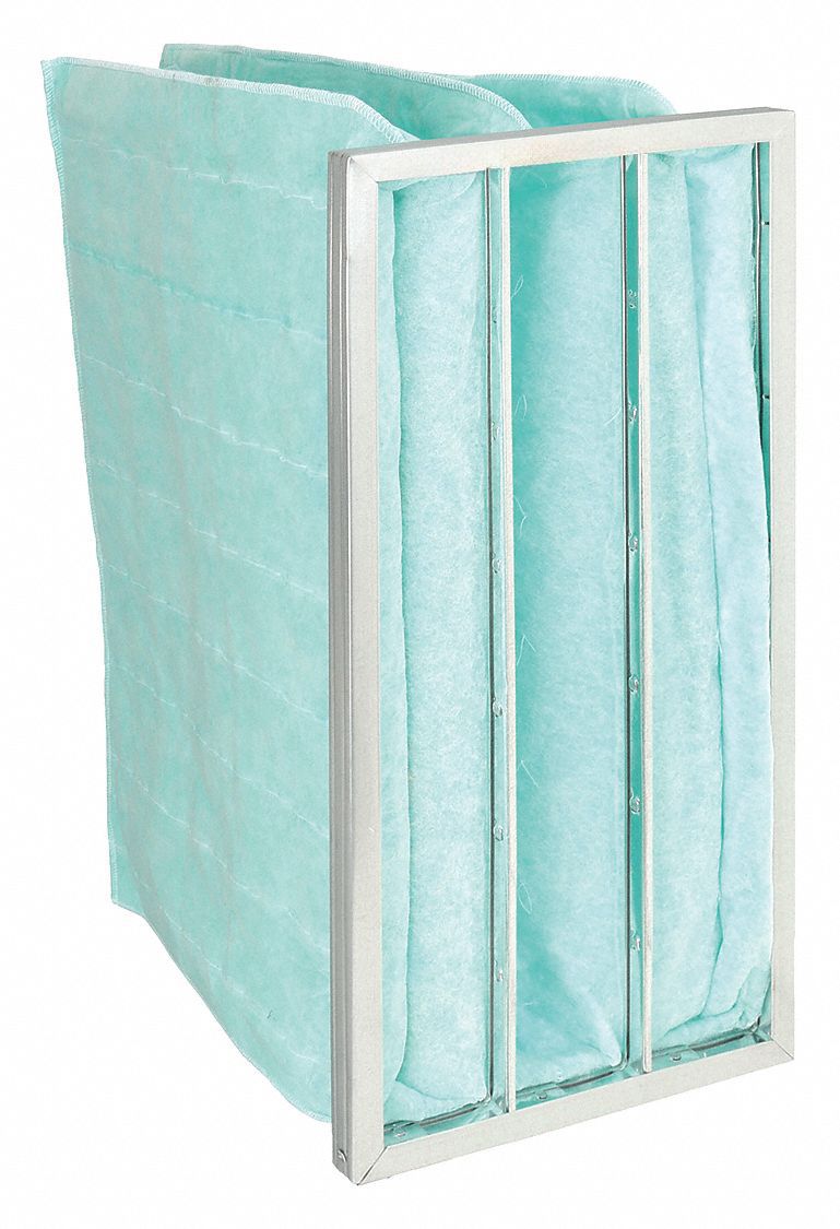 GRAINGER, 24 in x 12 in x 18 in, MERV 11, Pocket Air Filter - 6B677 ...