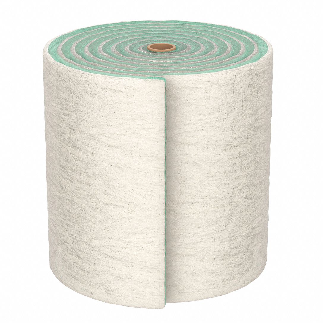 3/4 in Actual Thick, 68 in Nominal Ht, Air Filter Roll - 6B682|6B682 ...