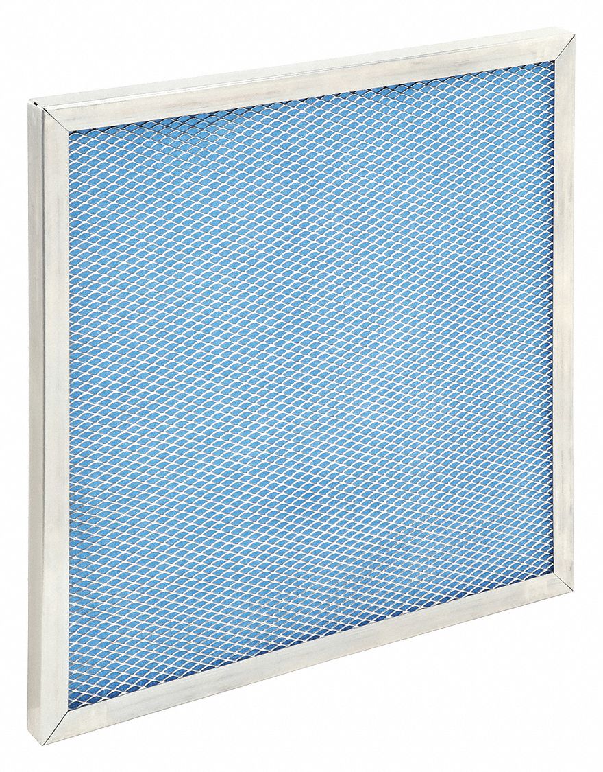 10 in x 10 in x 1 in, MERV 5, Washable Electrostatic Air Filter - 6B709 ...