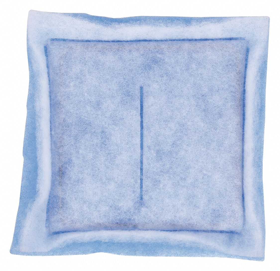 GRAINGER, 10 in x 10 in x 1 in, 10 in Section Wd, Ring Panel Air Filter ...