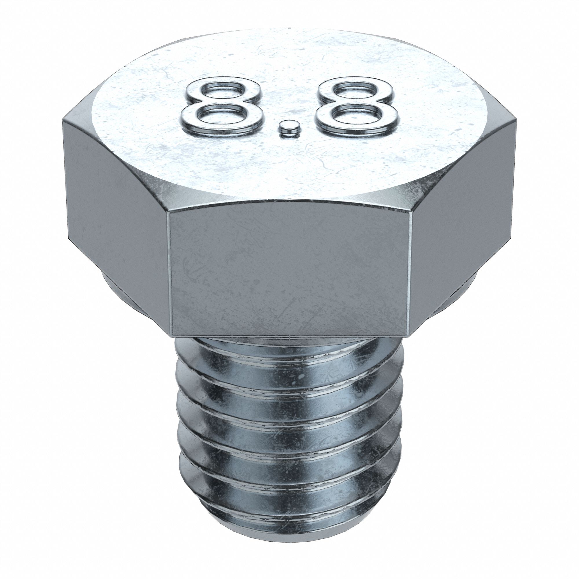 APPROVED VENDOR Tornillo de Cabeza de Dado Hexagonal M8-1.00 Clase 8.8 Longitud de 10mm, Acabado ...