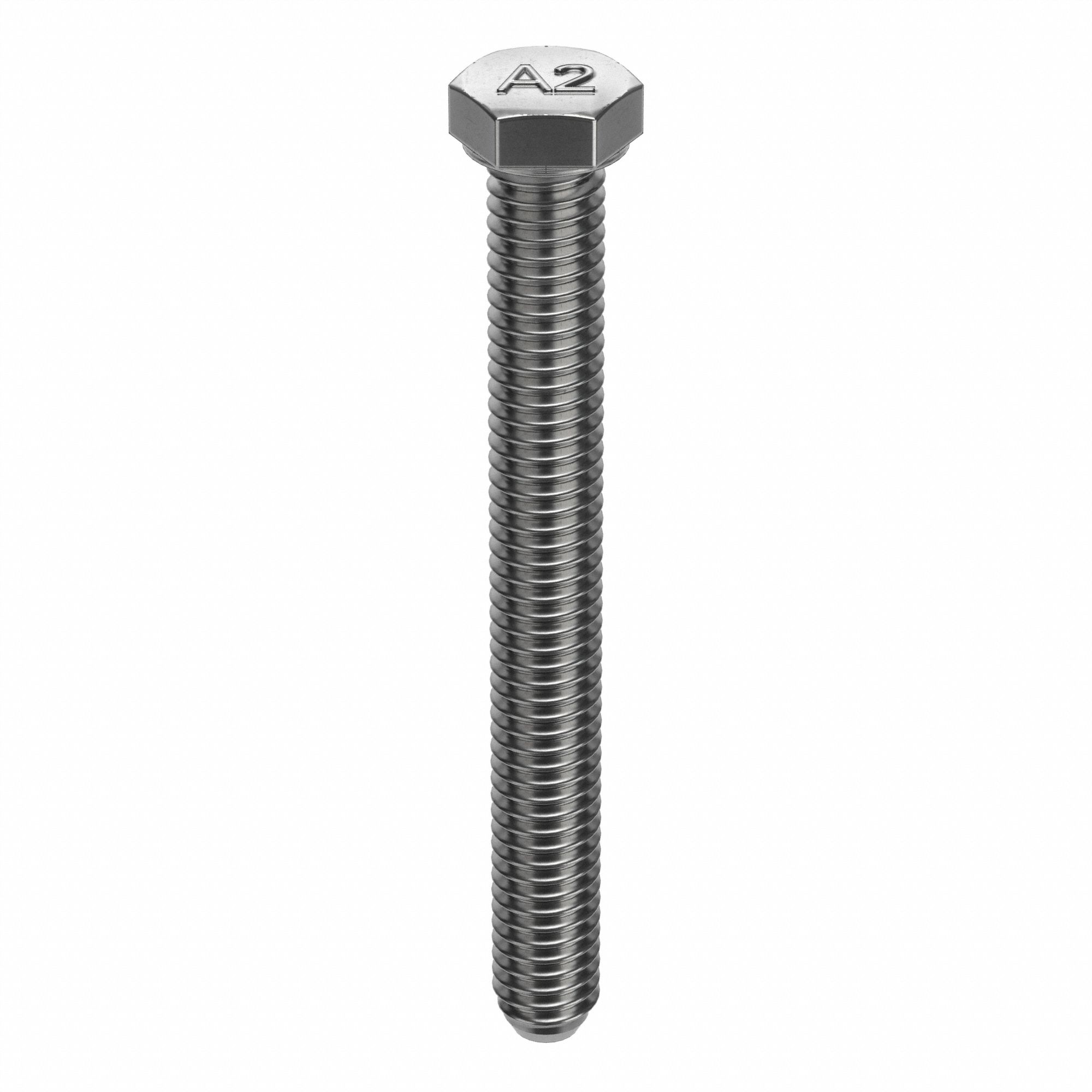 Stainless Steel, A2, Hex Head Cap Screw - 157C30|L51010.040.0060 - Grainger