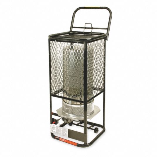 Radiant Portable Gas Heater, Heating Area 2,900 sq ft - Grainger