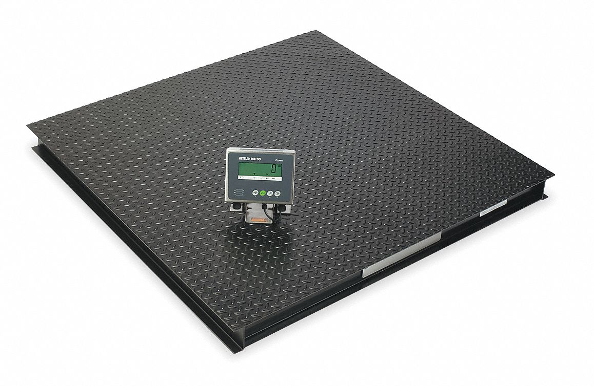 METTLER TOLEDO 5000 lb. Digital Floor Scale - 6BY76|XFS50S-XIF - Grainger