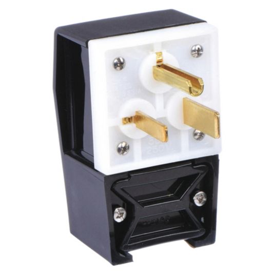6-50P, 50 A, Angle Straight Blade Plug - 6C119|HBL9368 - Grainger