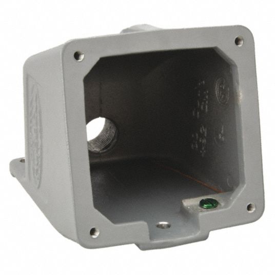 HUBBELL, 20/30 A, Dead End, Angle Back Box - 6C127|BB201W - Grainger