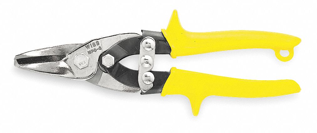 Metal Cutting Snip, 9 in Overall Length - Grainger