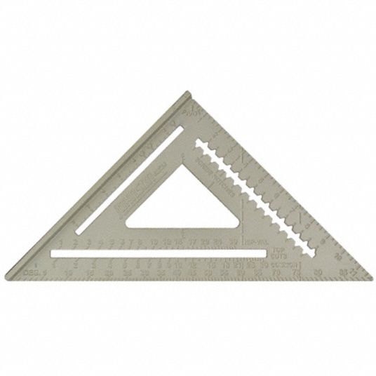 JOHNSON LEVEL, 1 3/4 in – 9 in, 5/16 in Center-to-Edge Heel Wd, Rafter ...