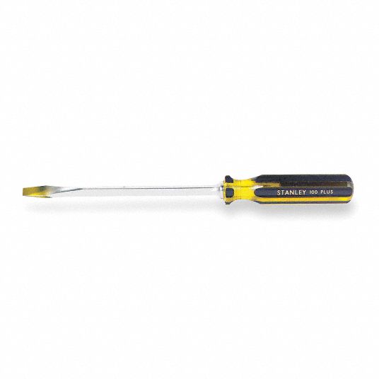 STANLEY, 5/16 in Tip Size, Long Lg, General Purpose Keystone Slotted ...