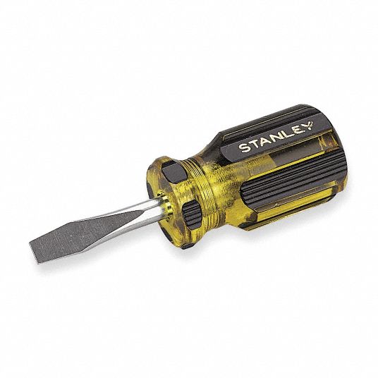 STANLEY Screwdriver, Slotted, 1/4x1-1/2", Round - 6C270|66-161 - Grainger