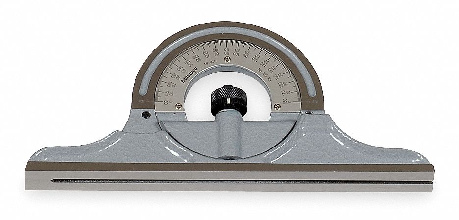 Protractor Head,Gray - Grainger