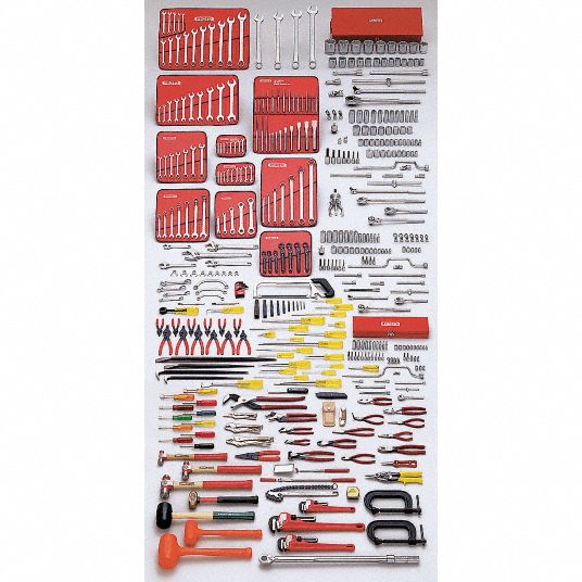 PROTO, 453 Total Pcs, SAE, Master Tool Set - 6C365|J99720 - Grainger