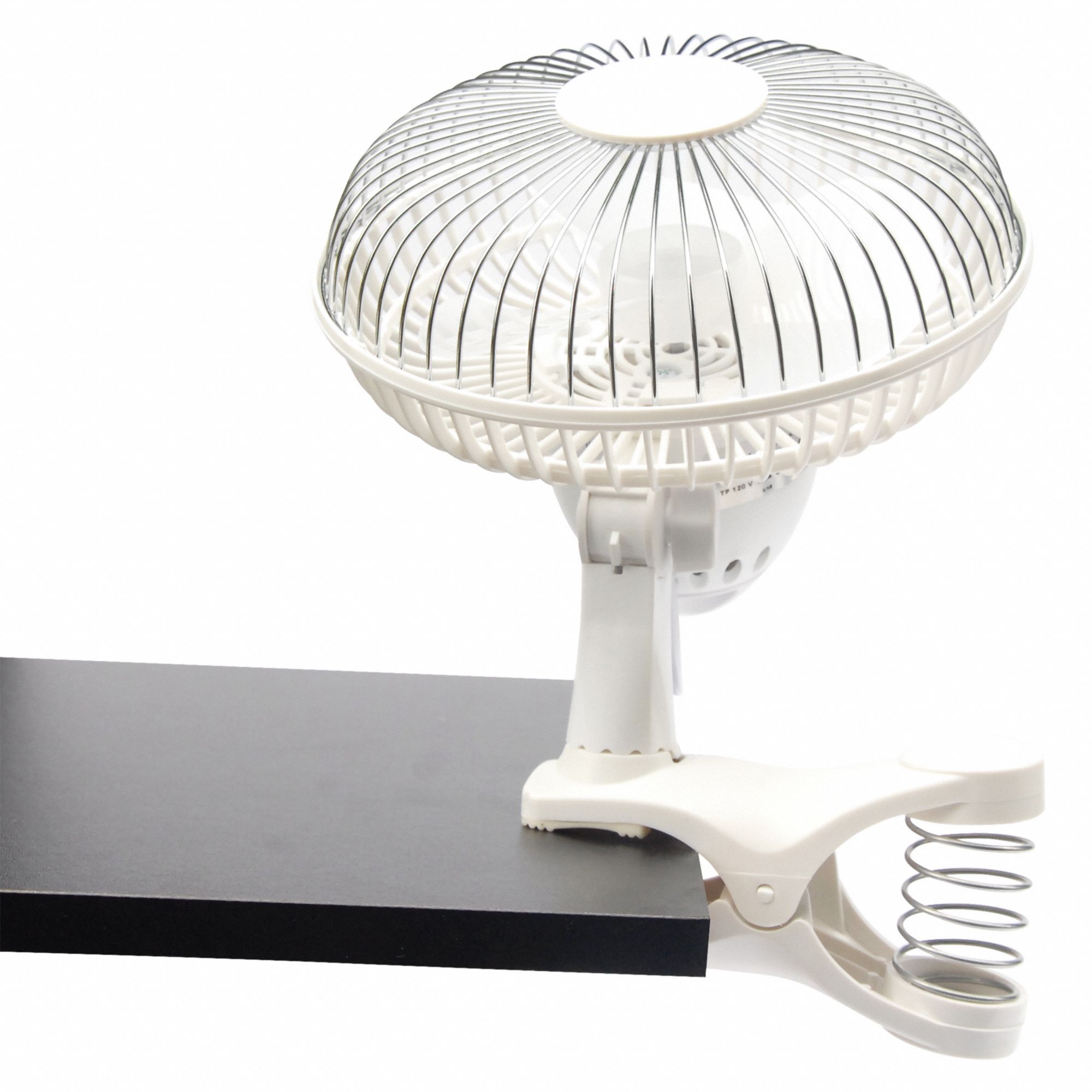 AIR KING Clip-On Fan: 6 in Blade Dia, Non-Oscillating, 2 Speeds, 90/190 ...