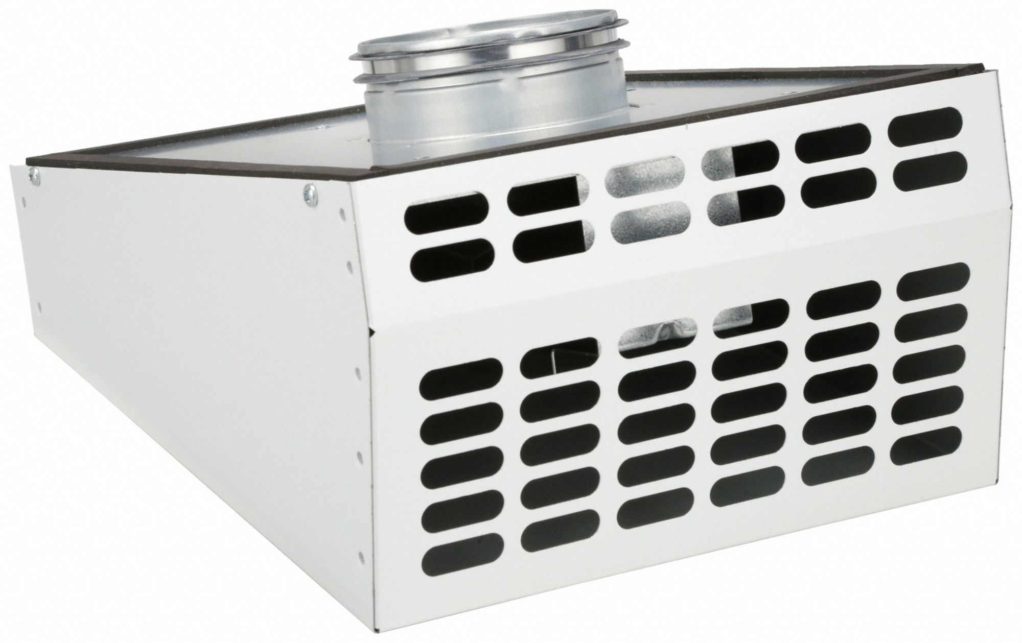 FANTECH Exhaust Fan: 193 cfm, 4 in Duct, 115V AC, Powder-Coated Steel ...