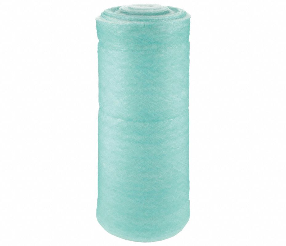 GRAINGER Rollo de Colector de Filtro Pintado Fibra de Vidrio Verde MERV ...