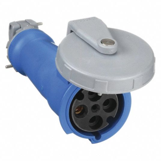 100 A, 250V AC, Watertight Pin and Sleeve Connector - 6C554|HBL4100C9W ...