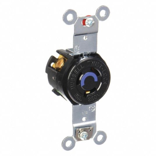 L6-15R, 15 A, Locking Receptacle - 6C576|HBL4560 - Grainger