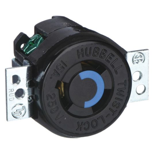 L6-15R, 15 A, Locking Receptacle - 6C577|HBL4563 - Grainger