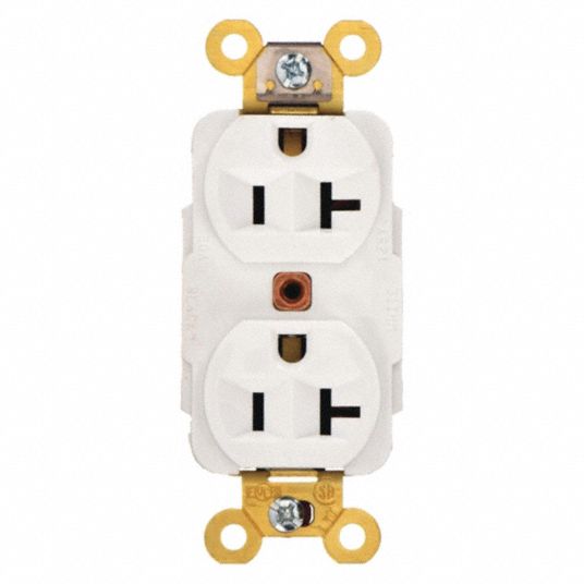 Duplex, 5-20R, Receptacle - 6C607|HBL5362W - Grainger