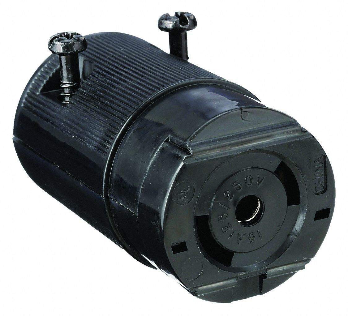 ML3-15R, 15 A, Midget Locking Connector - 6C617|HBL7484V - Grainger