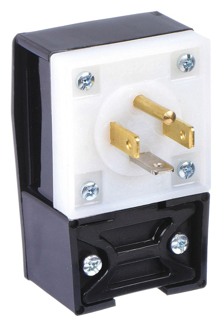 14-20P, 20 A, Angle Straight Blade Plug - 6C631|HBL8411C - Grainger
