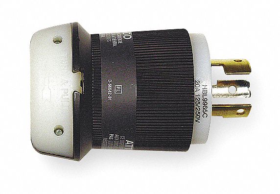 HUBBELL WIRING DEVICE-KELLEMS Enchufe 125/250VCA 3 polos Fase 1 ...