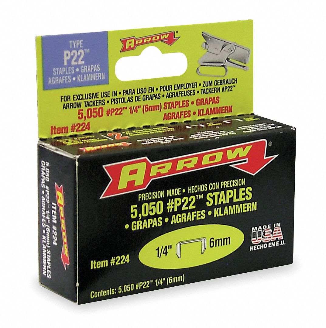 Staple,1/4in,Pk5000 - Grainger