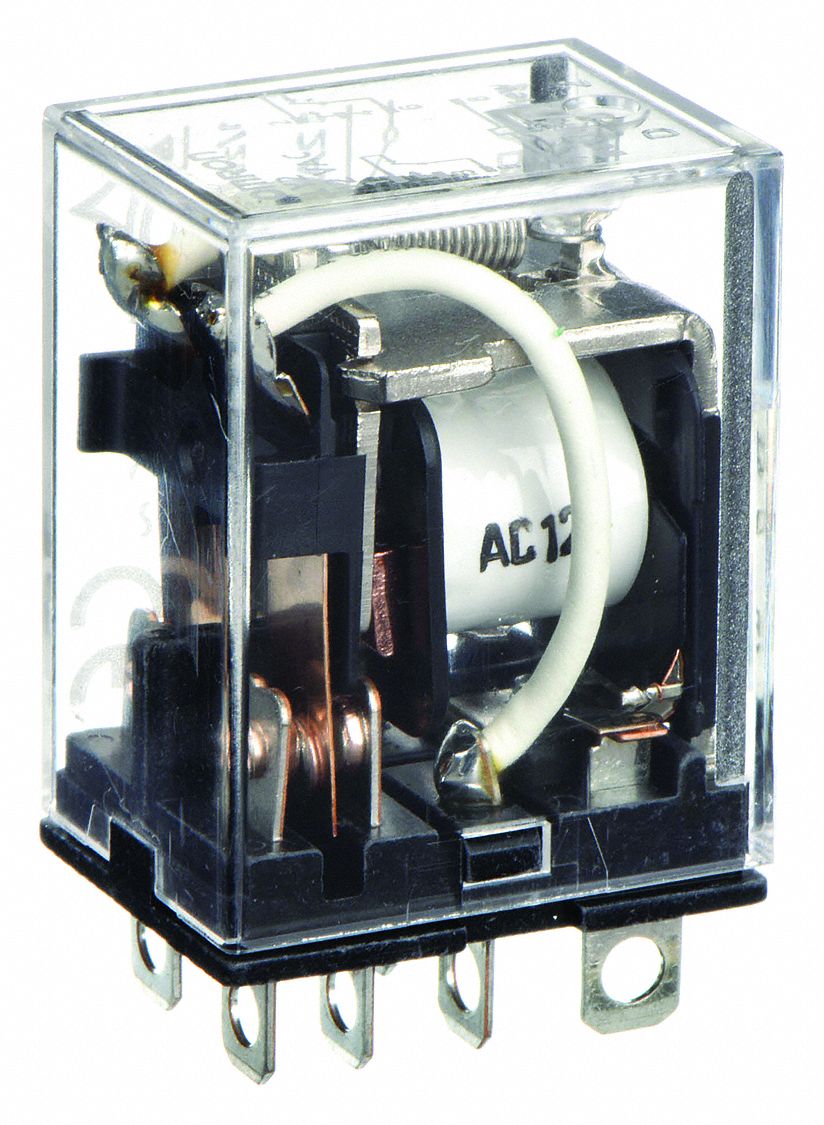 OMRON, Socket Mounted, 10 A Current Rating, General Purpose Relay - 6C874|LY2-AC12 - Grainger