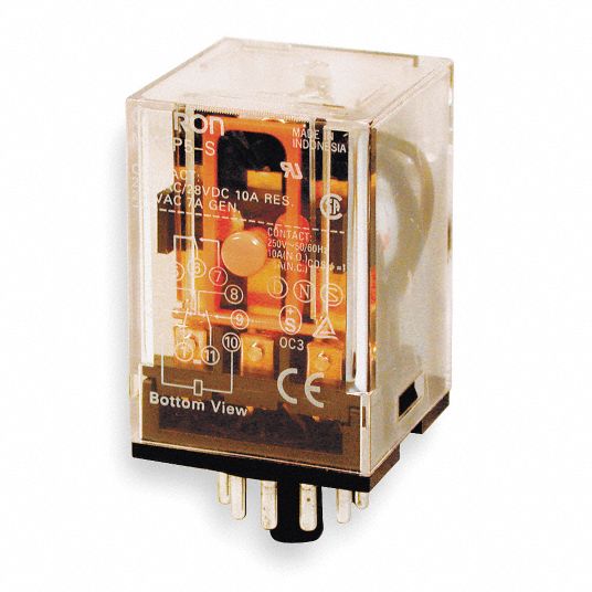 OMRON 240V AC Coil Volts, Octal, Number of Pins - Relay 11 - 6C889 ...