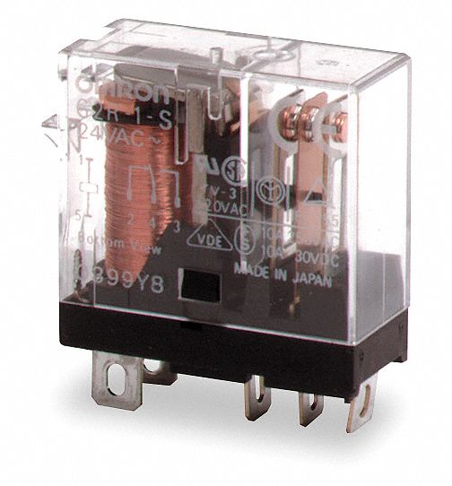 24V AC Coil Volts, Number of Pins - Relay 5 - Grainger