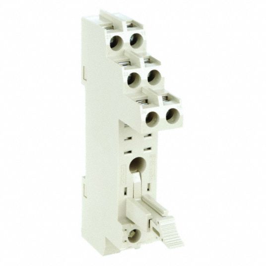 OMRON, DIN-Rail/Surface Socket Mounting, 8 Pins, Relay Socket - 6C899|P2RF-08-E - Grainger