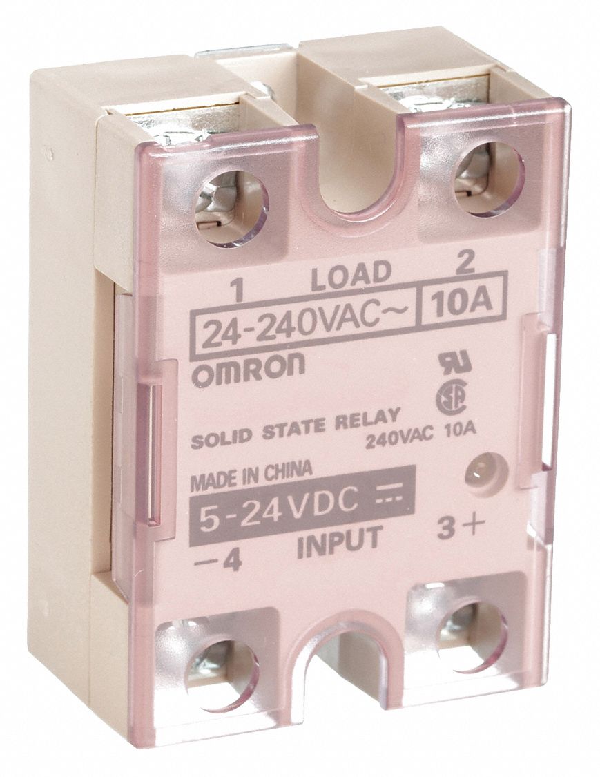 OMRON, Surface Mounted, 10 A Max Output Current, Solid State Relay ...