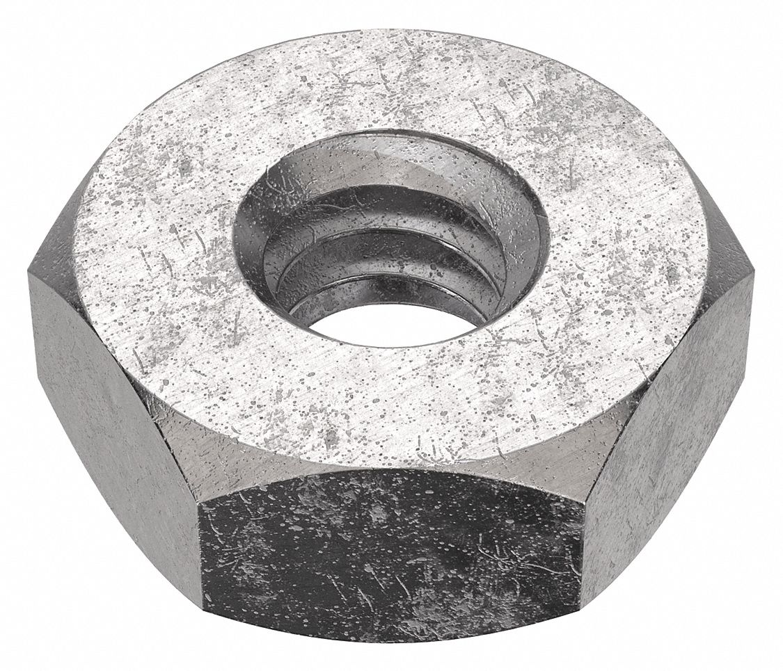 APPROVED VENDOR Tuerca Hexagonal M2-0.40, Sin Acabado, A4, Acero Inoxidable, Derecha, DIN 934 ...