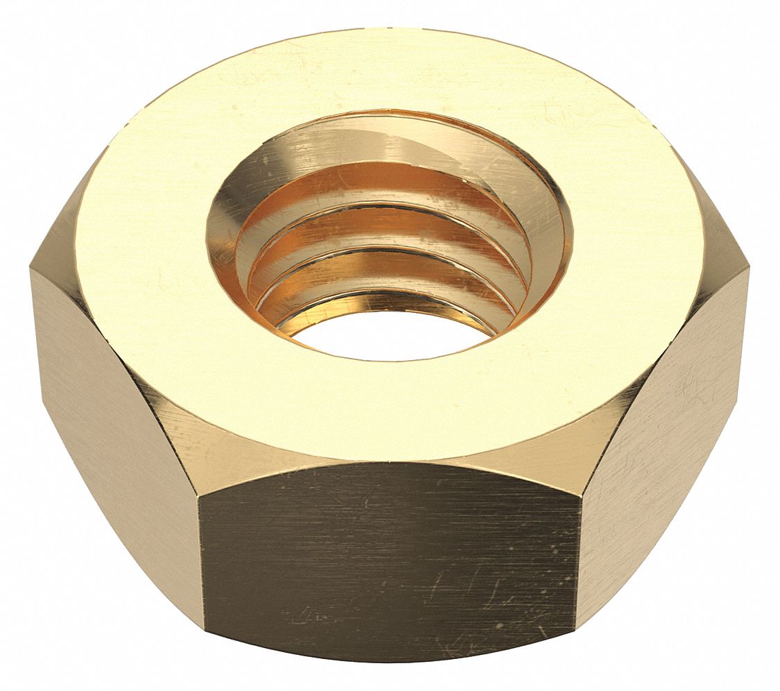 M3.5-0.60 Thread, 6 mm Hex Wd, Hex Nut - 6CA89|HN4B00350-100P1 - Grainger