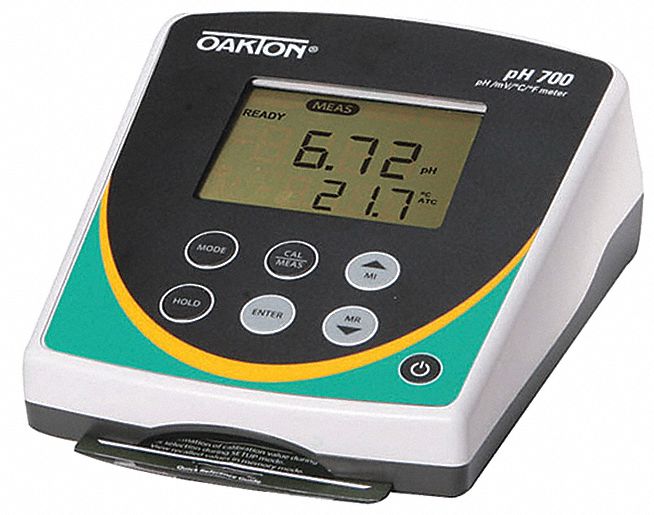 OAKTON PH700 BENCHTOP METER W/PRB STND - 6CAU8|WD-35419-12 - Grainger