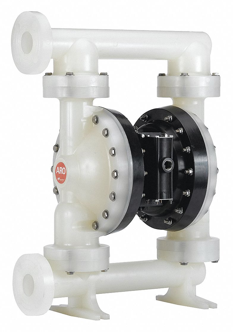 ARO, Air, Polypropylene, Double Diaphragm Pump - 6CCR5|PD20P-FPS-PTT ...