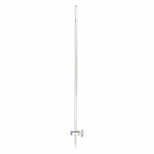 Burette, Straight Bore, B Class, 10mL Capacity, 0.05mL Graduation ...