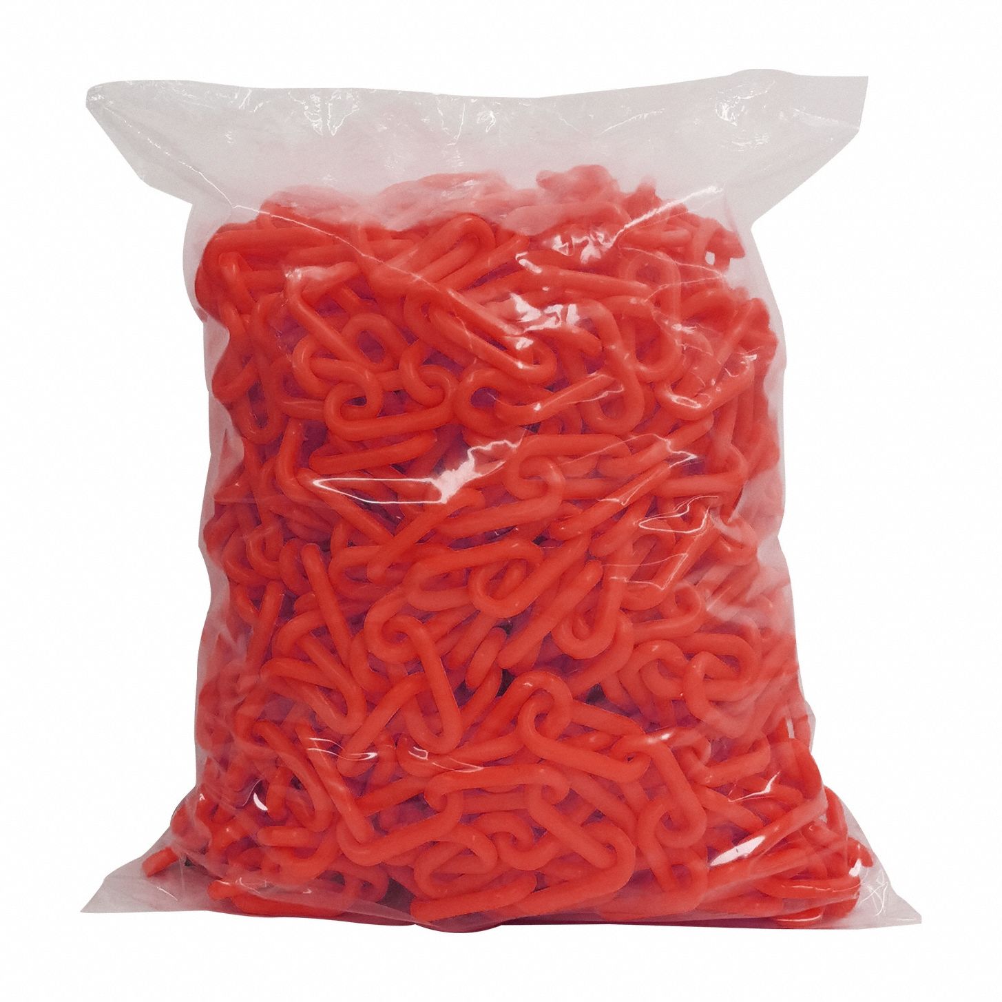 100 ft Lg, Red, Plastic Chain - 6CDU6|6CDU6 - Grainger