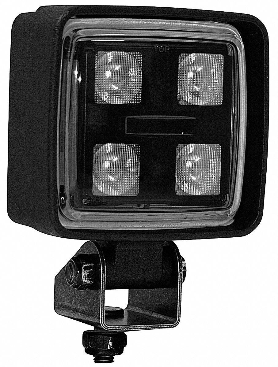 ABL LIGHTS, Weld Stud Base, 12 to 24V, LED Work Light - 6CED5|590-0008 ...