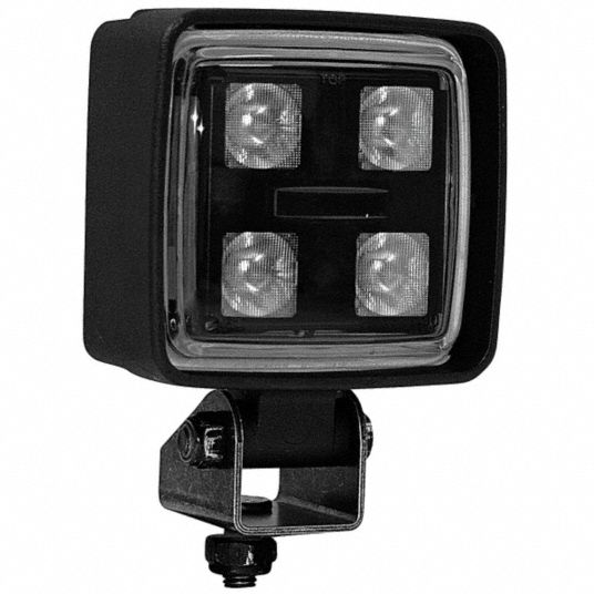 ABL LIGHTS, Weld Stud Base, 12 to 24V, LED Work Light - 6CED5|590-0008 ...