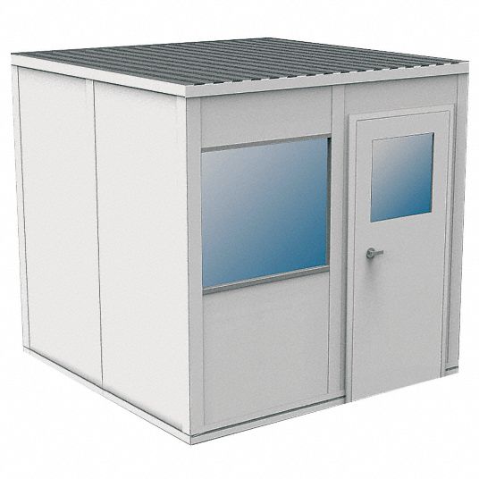 PORTA-FAB Modular InPlant Office, 3Wall, 8x8, Vinyl - 6CEW9|OV88-3 ...