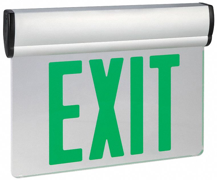 Exit Sign With Battery Backup Grainger