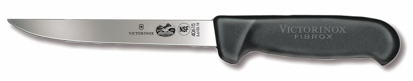 11 1/4 in Boning Knife, Black - Grainger