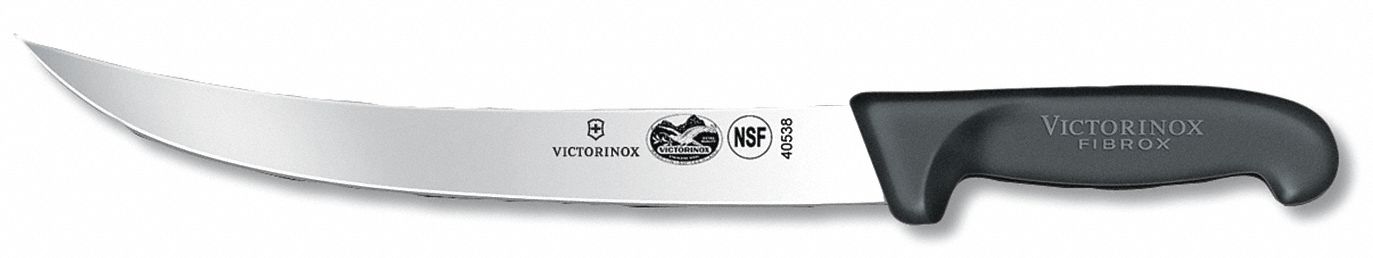 15 1/2 in Breaking Knife, Black - Grainger