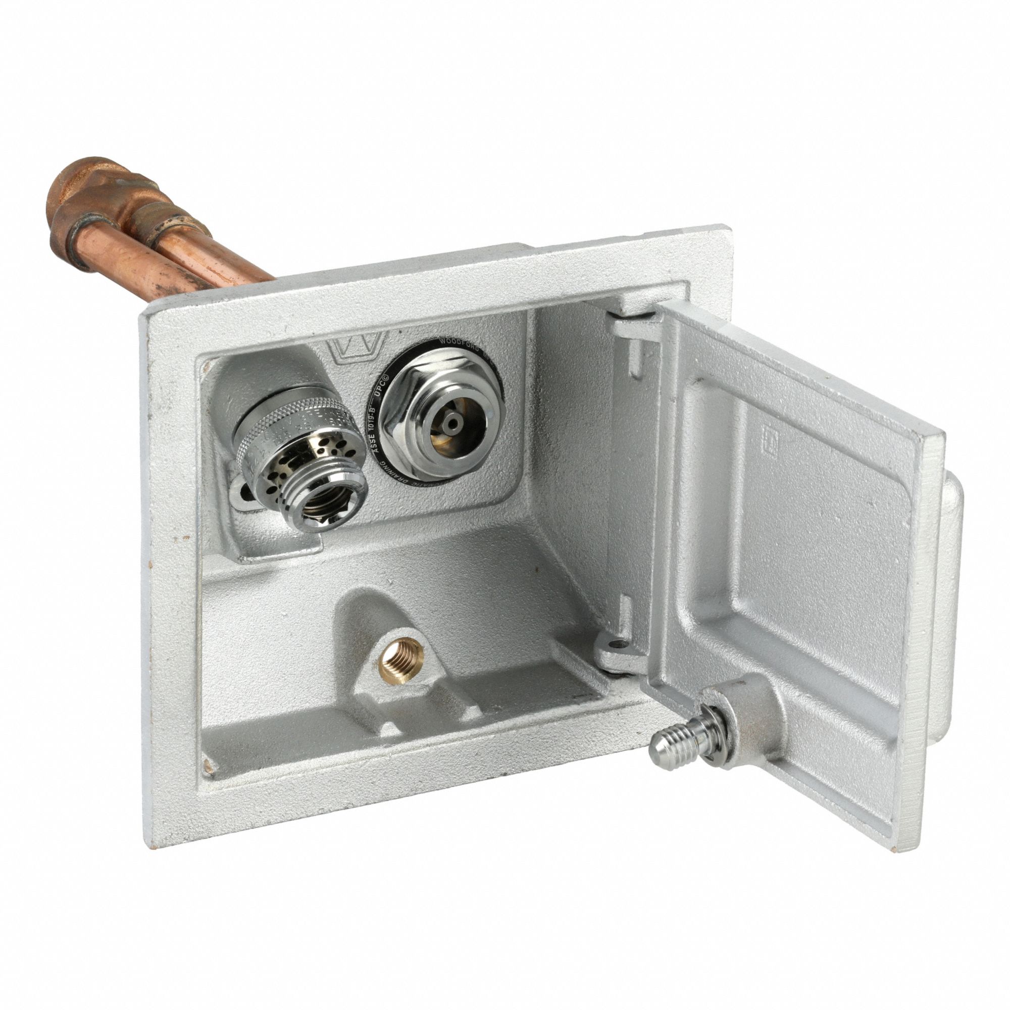 WOODFORD MFG., For 8 in Wall Thick, 12 3/8 in Overall Lg, Wall Hydrant ...